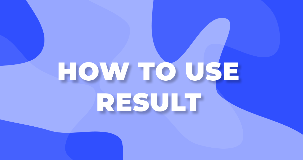 How to use Results | Trung Tâm Hỗ Trợ - Formtory